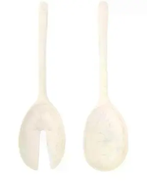 Dinosaur Designs Salad Servers Set - Neutrals