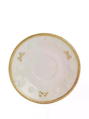 VILLARI Butterfly-embellishment Coffe Cup - White