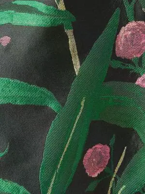 La DoubleJ Good Butt Floral-print High-waisted Shorts