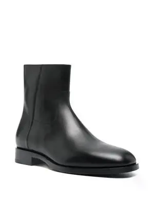HENDERSON BARACCO Leather Zip Ankle Boots