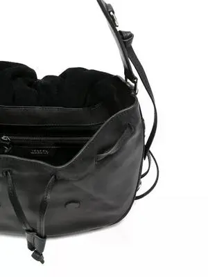 Isabel Marant Étoile Bolton Pleated Drawstring Shoulder Bag - Black