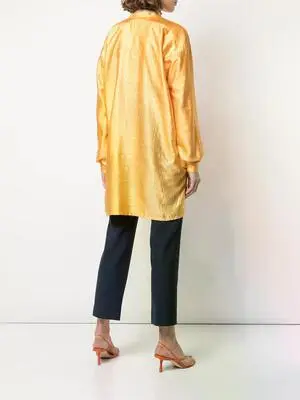 Sies Marjan Azra Crocodile-embossed Satin Shirt