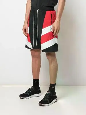GOD'S MASTERFUL CHILDREN Striped Track Shorts