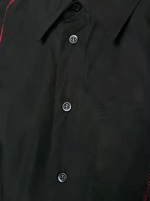 YANG LI Eyelet-trimmed Poplin Shirt