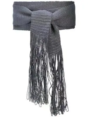 Voz Fringed Wrap Belt