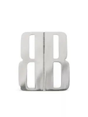 Balenciaga Number Plaque Earrings