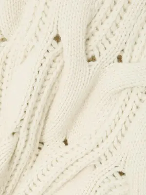 Bottega Veneta Cropped Cable-knit Wool Sweater