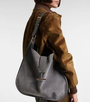 TOM FORD Tara Suede Crossbody Bag