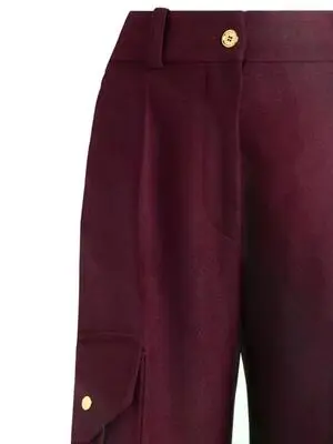 PATOU Cargo Pocket Trousers - Red