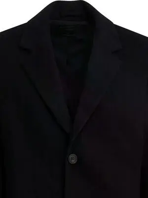 Vince Single-breasted Wool Blend Coat