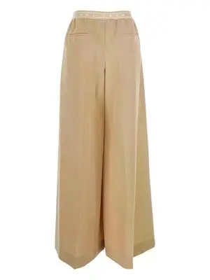 Marni Logo-waistband Virgin Wool Trousers