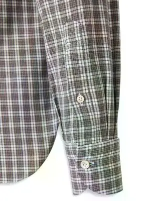LUIGI BORRELLI Checked Button-down Shirt