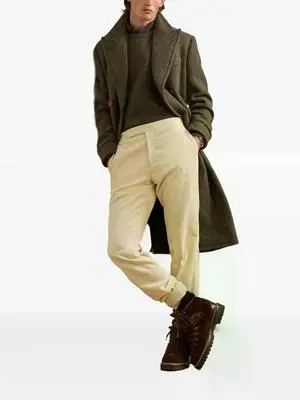 Ralph Lauren Purple Label Birdseye Button-detail Sweater - Green