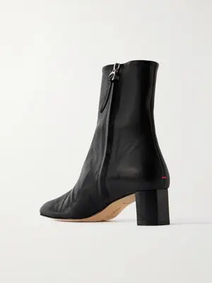AeydĒ Millie Leather Ankle Boots