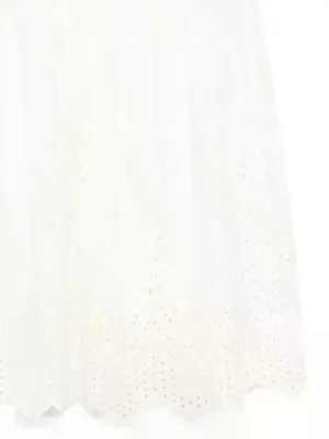 BAMBAH Eyelet Maxi Skirt - White