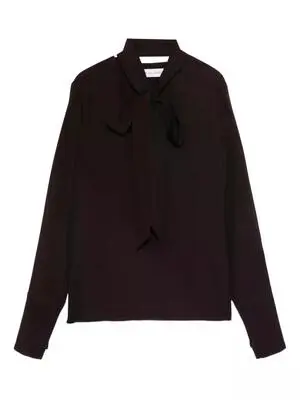 Raquel Diniz Neck-tie Blouse - Red