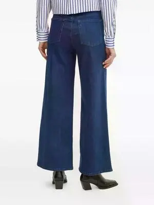 IVY OAK Belt-loops Wide-leg Jeans