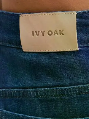 IVY OAK Belt-loops Wide-leg Jeans