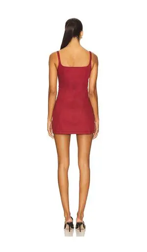 BY.DYLN Marcie Mini Dress - Red