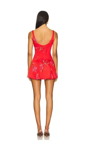 Frankies Bikinis Siren Satin Midi Dress
