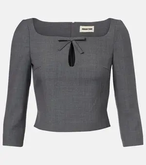 SHUSHU/TONG Button-detailed Jacket - Grey