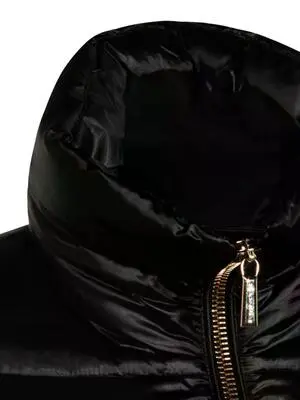 MOORER Padded Coat With High Collar And Zip Fastening