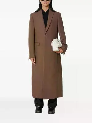 424 Single-breasted Coat - Brown