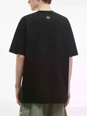 Alpha Industries Logo-detail Crew-neck T-shirt - Black
