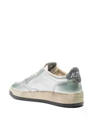 AUTRY Medalist Low Top Sneakers - Silver