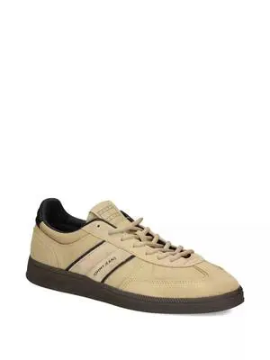 Tommy Hilfiger Greenwich Leather Stripe Sneakers - Neutrals