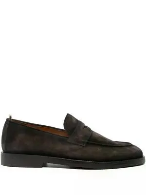 Officine Creative Suede Penny Loafers - Brown