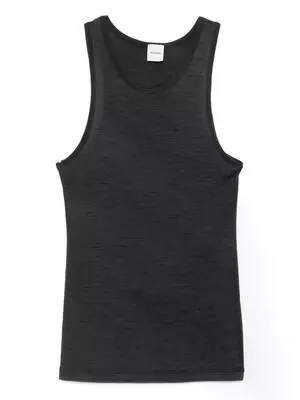 Nanushka Racer-back Wool Tank Top - Grey