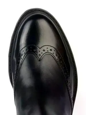 Geox Knee-high Boots With Brogue Detailing