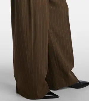 TOTEME Pinstripe Straight Leg Trousers