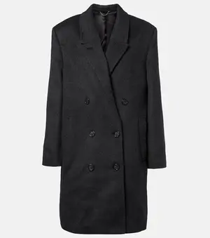 TOTEME Double-breasted Cashmere Coat - Grey