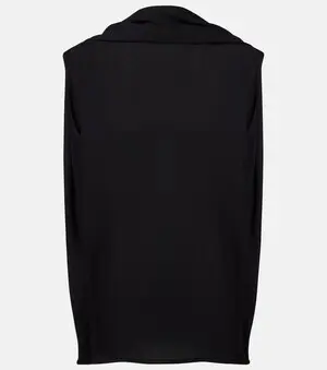 TOTEME Sleeveless Knit Top - Black