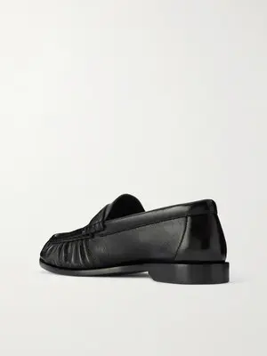 Saint Laurent Le Loafer Leather Loafers