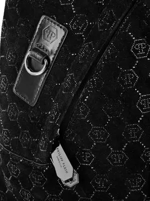 Philipp Plein Hexagon Rhinestone Backpack
