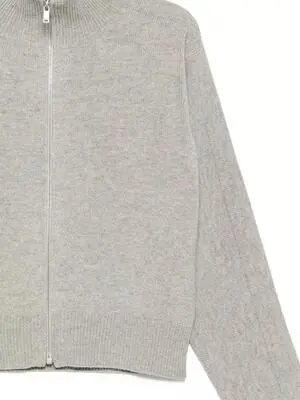 JIL SANDER High-neck Zip-front Cardigan