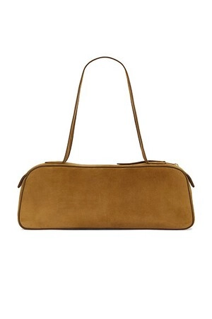 Khaite Simona Suede Shoulder Bag - Mud