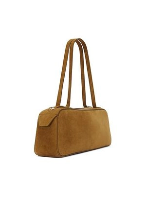Khaite Simona Suede Shoulder Bag - Mud