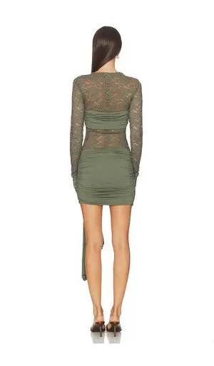 Lioness Midnight Mini Dress - Olive
