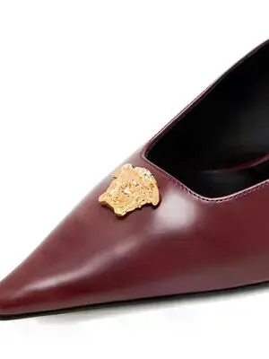 Versace La Medusa Slingback Pumps - Red