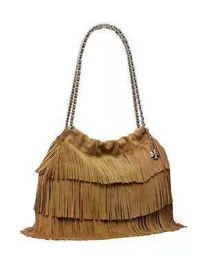 Tory Burch Fleming Suede Tote Bag