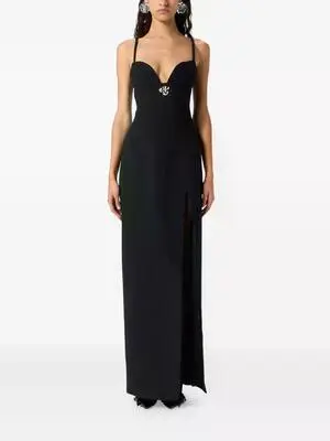 Blumarine Embellished Maxi Dress