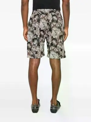 BLESS Cat-print Drawstring Shorts