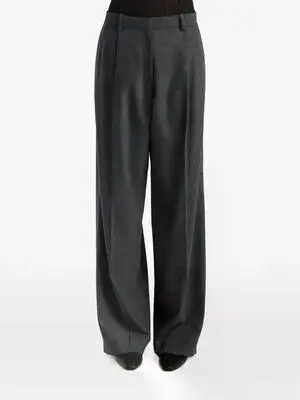 Khaite Wool Straight-leg Trousers