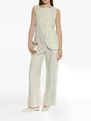 Posse Pinstripe Waistcoat - Neutrals