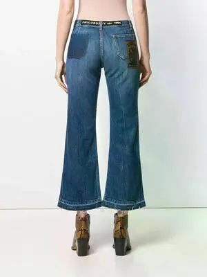Philosophy Di Lorenzo Serafini Cropped Flare Jeans