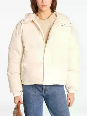 Sporty & Rich Logo-patch Puffer Jacket
